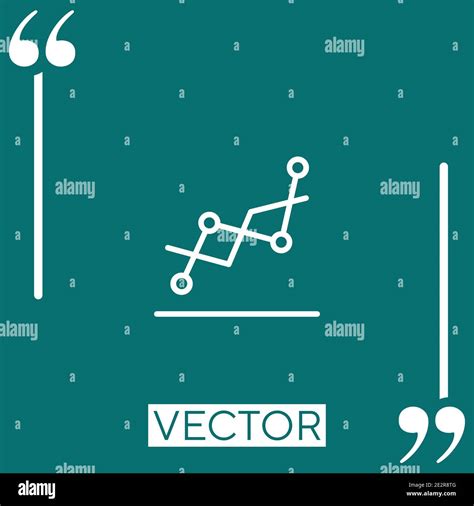 Analytics Vector Icon Linear Icon Editable Stroke Line Stock Vector