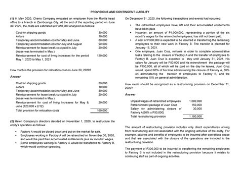 Provisions And Contingent Liability Provisions And Contingent Liability 1 In May 2020