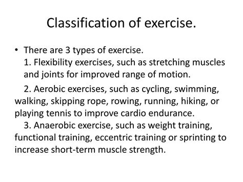 Ppt Exercise Powerpoint Presentation Free Download Id2809249