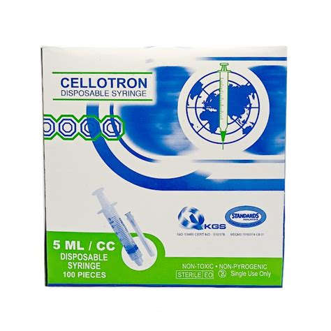 Picagari Cellotron Disposable Syringe 5ml 100s Shopee Malaysia