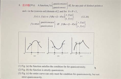 8 9 A Function Fis Quasiconcave Quasiconvex And