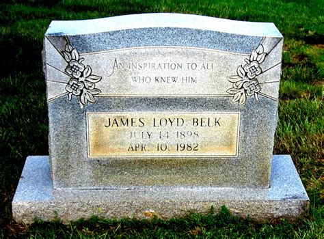 James Loyd Belk 1898 1982 Find A Grave Memorial