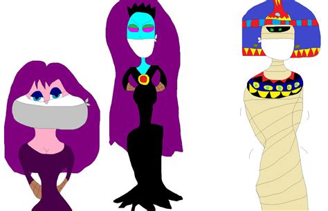 Spooky Damsels Bound And Gagged By Koleyl On Deviantart