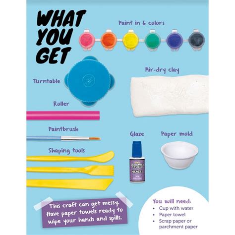 Tiny Ceramics Studio Klutz The Toy Store