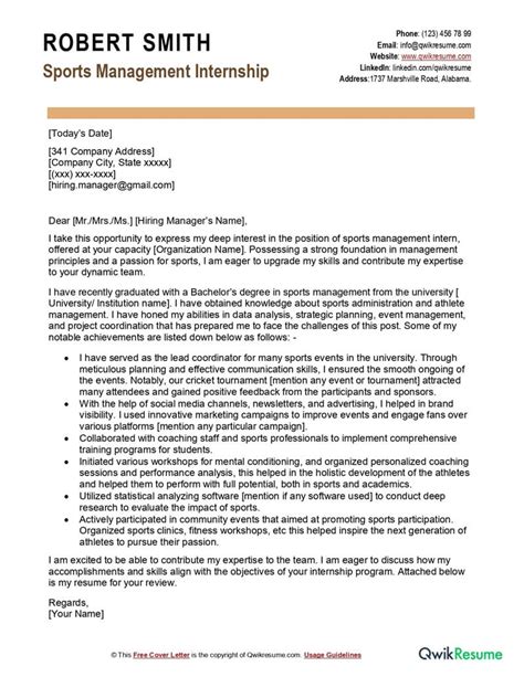 How To Write Internship Cover Letter