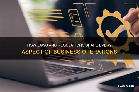 How Laws And Regulations Shape Every Aspect Of Business Operations