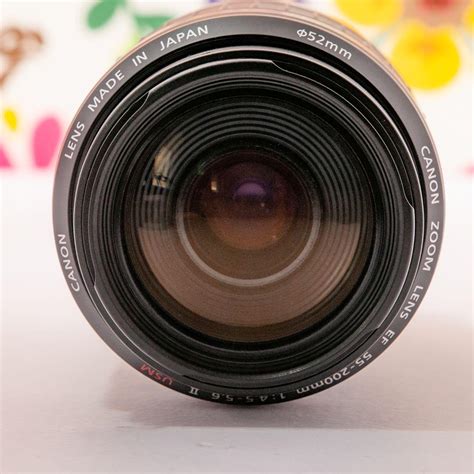 ⭐️キャノンcanon Ef 55 200mmusm⭐️望遠レンズ⭐️ メルカリ