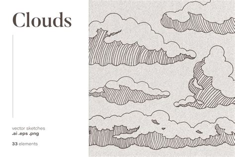 Collection Of Clouds Drawings 877613