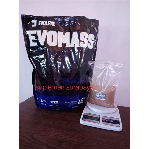 Jual Evolene Evomass Gainer Eceran 1lbs Harga Grosir Shopee Indonesia