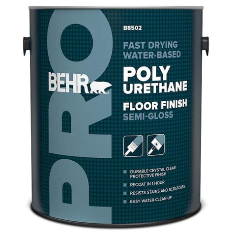 Reviews For Behr Pro 1 Gal Clear Semi Gloss Fast Drying Water Based