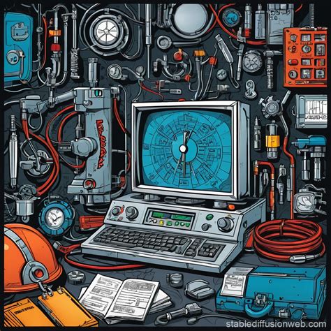 Technical Diagnostics Equipment Reliability Logo Stable Diffusion Online