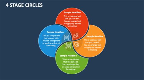 4 Stage Circles Powerpoint Presentation Slides Ppt Template