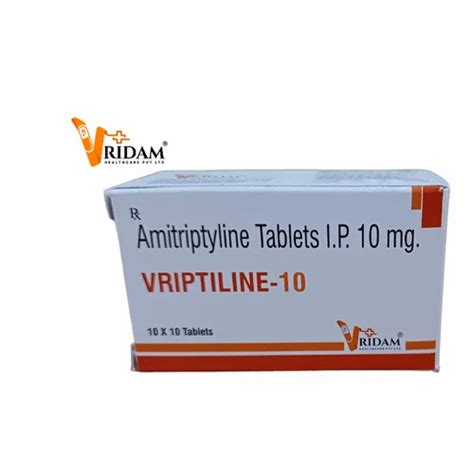Amitriptyline 10mg Tablets At Rs 49box Antidepressants Medicine In