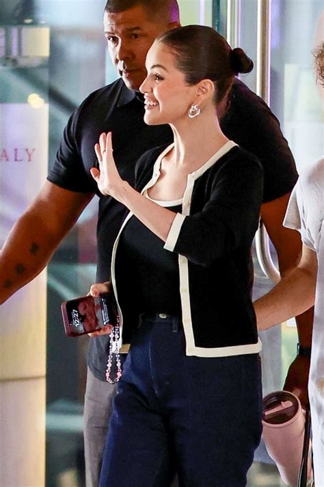 Selena Gomez And Benny Blanco Leaves A Cooking Class At Eataly In