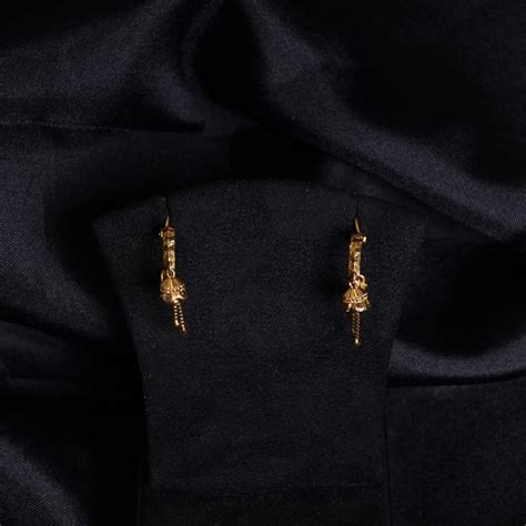 22 Carat Gold Bugadi Ear Ring 314g Etsy