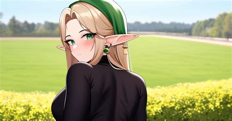 お尻 Big Butt Elf In Jeans No 005 Alborewimiのイラスト Pixiv