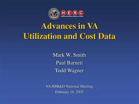 Ppt Advances In Va Utilization And Cost Data Powerpoint Presentation