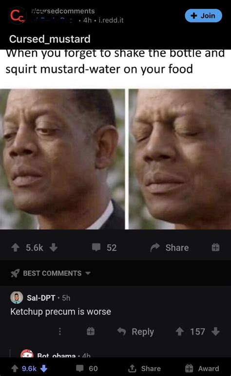 Omg Musterd Water Cum😱😱😱😱😱 So Cursed Im Crying😭😭😭😭😭😭 R Cursedcommetn