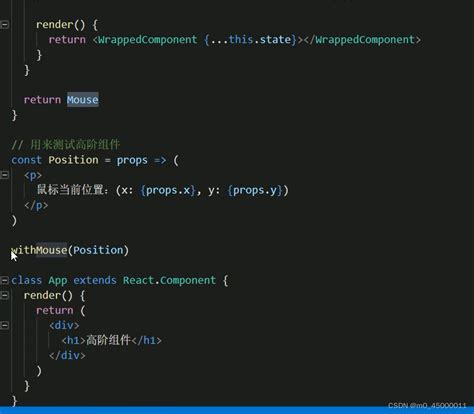 高阶组件react组件复用