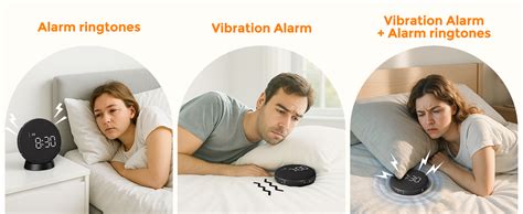 Gianna Vibrating Alarm Clock For Heavy Sleepers 110db Loud Alarm Clock 3 Wake