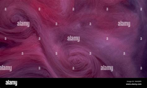 Color Vapor Cloud Ink Defocused Purple Pink Glitter Mist Water