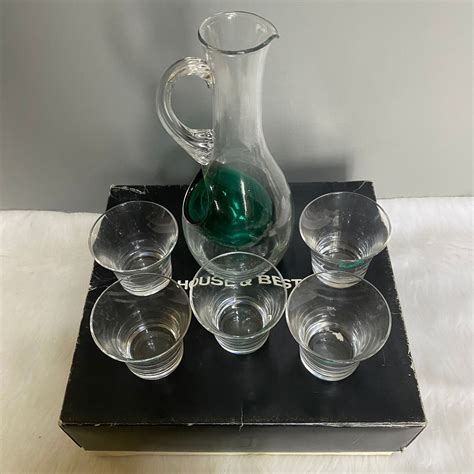 Hoya Crystal Glass Wine Decanter Sake Set Furniture And Home Living Kitchenware And Tableware