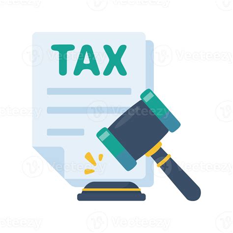 Tax Document Icon Tax Filing Documents With Legal Hammer 34639125 Png