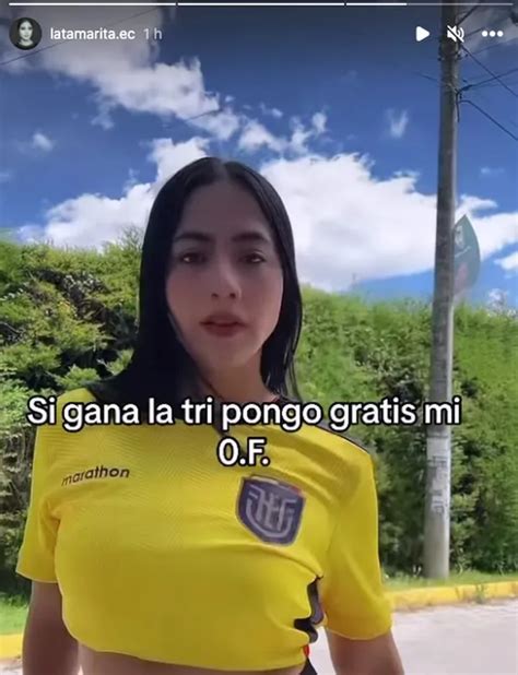 Tami Rivera La Modelo Que Pondrá Gratis Su Contenido Exclusivo Si Ecuador Vence A Argentina