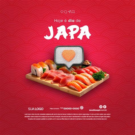Social Media Sushi Breno Nery Japanese Sushi Promotion Sushi