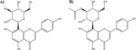 Chemical Structure Of Vitexin And 3 O Acetylvitexin A The Chemical