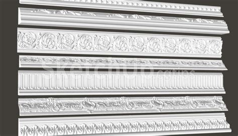 6583 Free Sketchup Decorative Plaster Models Download 2 Sketchup