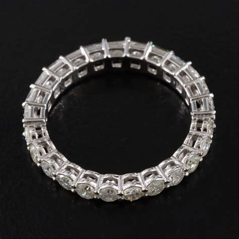 14k 188 Ctw Diamond Reversible Eternity Band Ebth