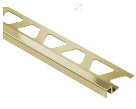 Schluter Deco 8 Solid Brass Profile Milford Tile Supply In Milford Ma