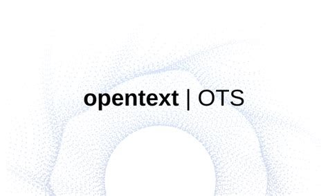 Opentext Output Transformation Server Ots — Revolution Data Systems