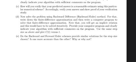 Clearly Indicate Your Algorithm With Sufficient