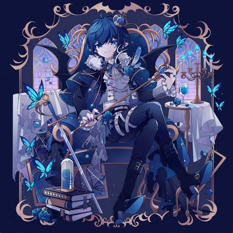 Hyou Pixiv3677917 Kaito Vocaloid Vocaloid Commentary Symbol