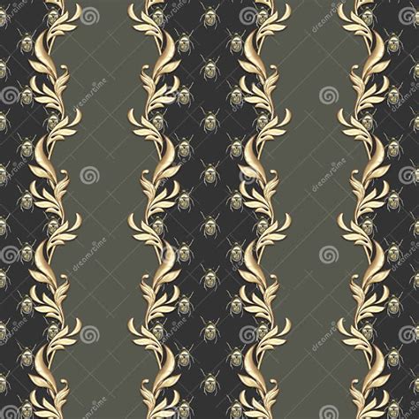 Baroque Seamless Pattern 2 Stock Illustration Illustration Of Design