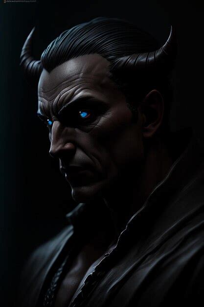 Hellboy Statue By The Dark Angels Premium Ai Generated Image