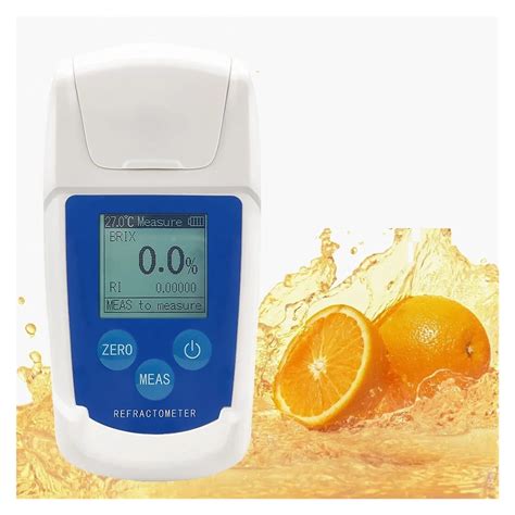 0 55 Digital Brix Refractometer Brix Meter Automatic Temperature Compensation Refractive Index
