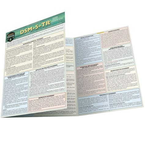 Dsm 5 Tr Overview A Quickstudy Laminated Reference Guide Br