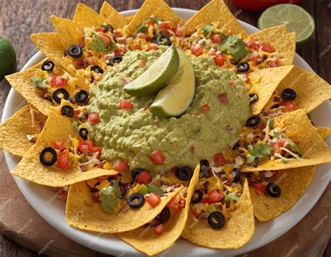Premium Photo Classic Mexican Nachos Mexican Chips