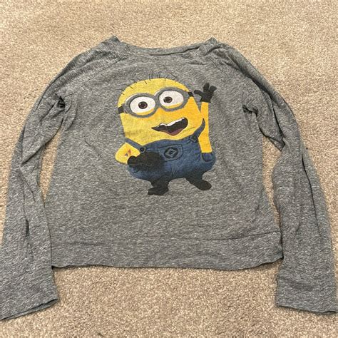 Despicable Me Minion Made Gray Grey Size Adult Small Gem