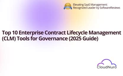 Top 10 Enterprise Contract Lifecycle Management Clm Tools For