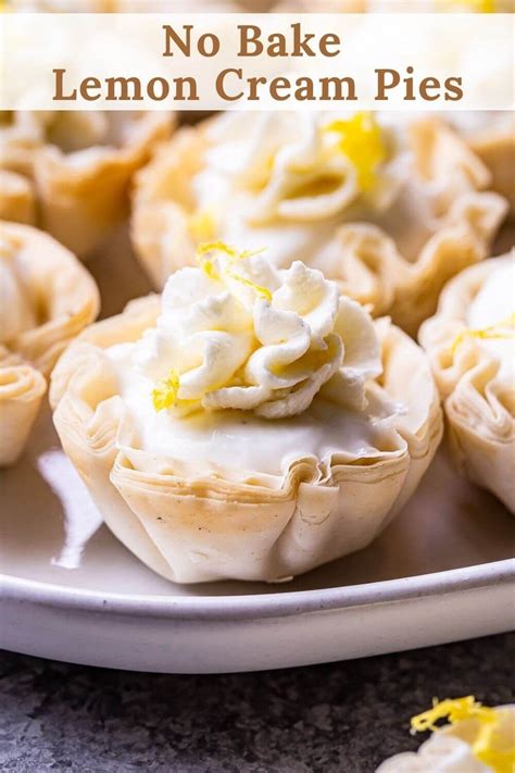 Mini Lemon Cream Pies Artofit