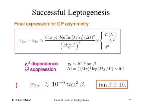 Ppt Current Issues In Leptogenesis Powerpoint Presentation Free