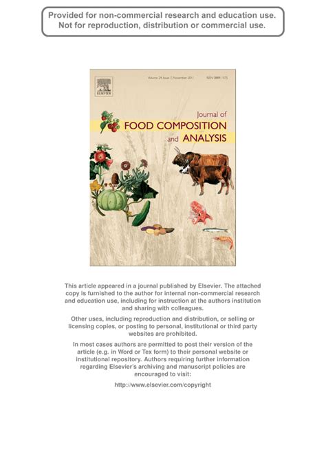 Pdf Bioactive Compounds And Antioxidant Activities During Fruit Ripening Of Watermelon Cultivars