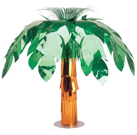 Foil Palm Tree Centerpiece 20in 1ct Toy World Inc