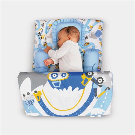 Buy Nuluv New Born Transport Print Gadda Bed Set 5 Pcs From Nuluv At