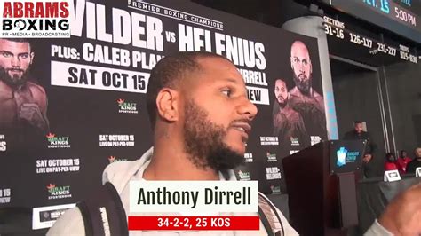 Anthony Dirrell Media Interview Youtube