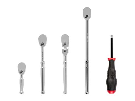 14 Inch Drive Non Quick Release Ratchetspinner Handle Set Tekton